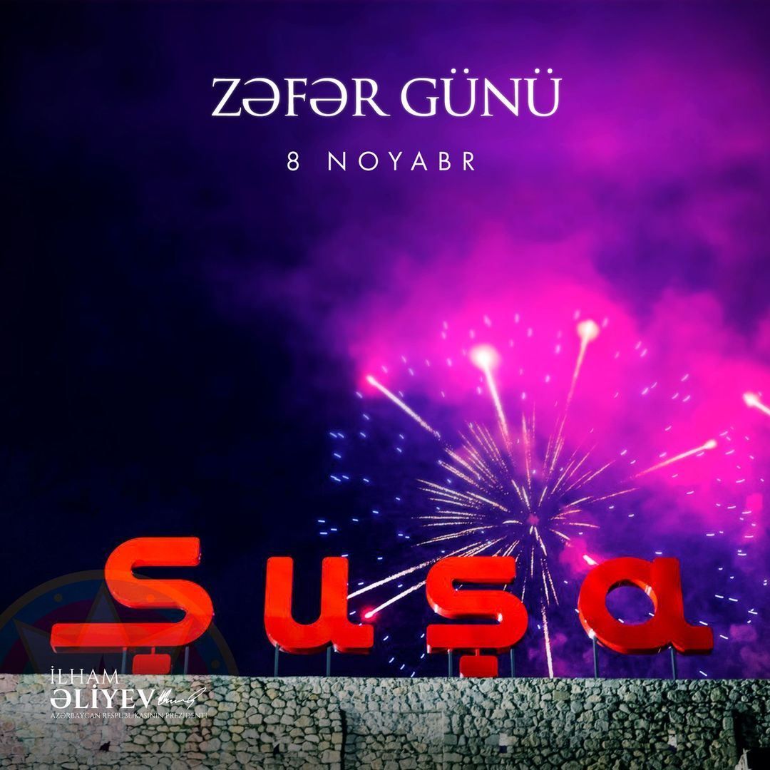 Aserbaidschans Präsident Ilham Aliyev teilt Post anlässlich des ...